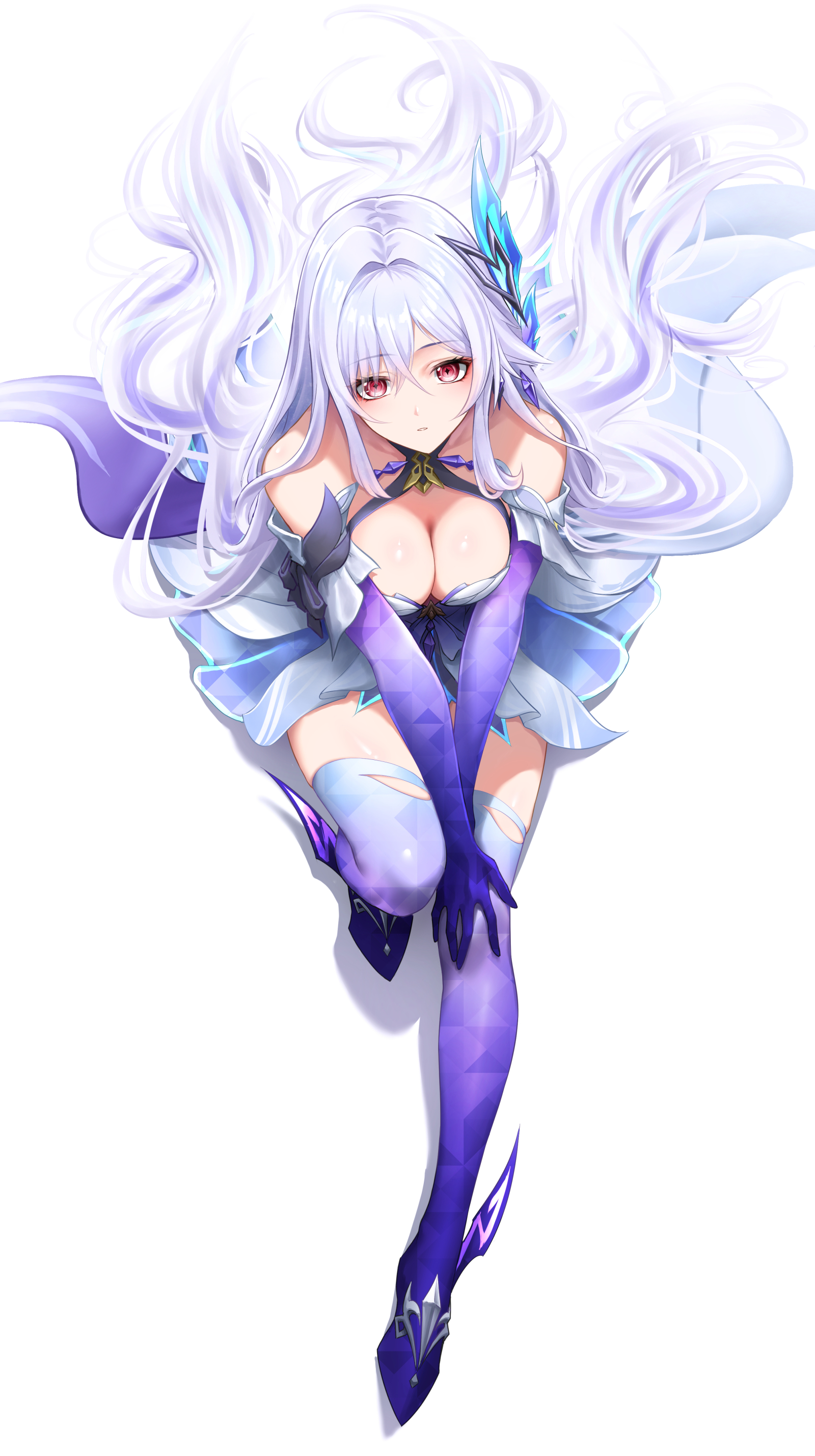 royboy genshin impact skirk no bra thighhighs | #1243110 | yande.re